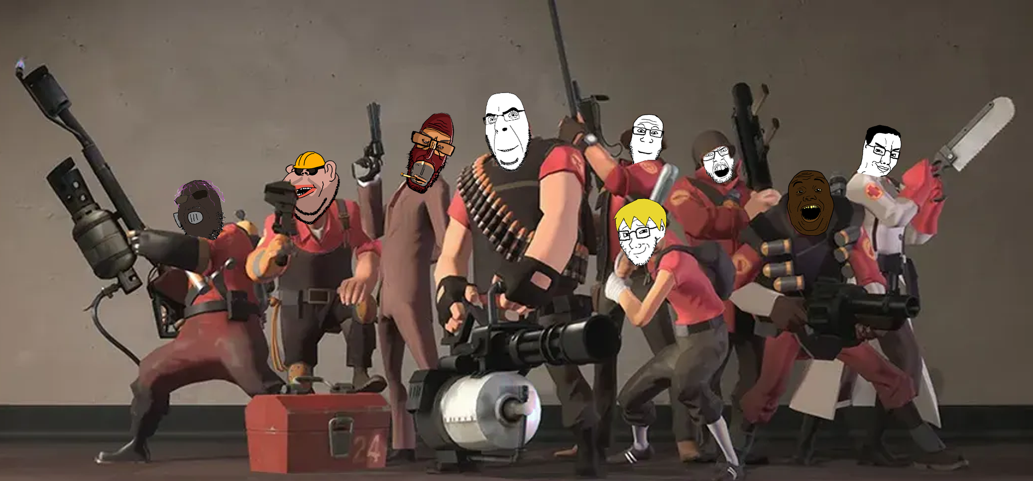 SoyBooru - Post 81949: amerimutt baseball baseball_bat bat bonesaw brown_skin dark_skin demoman ...